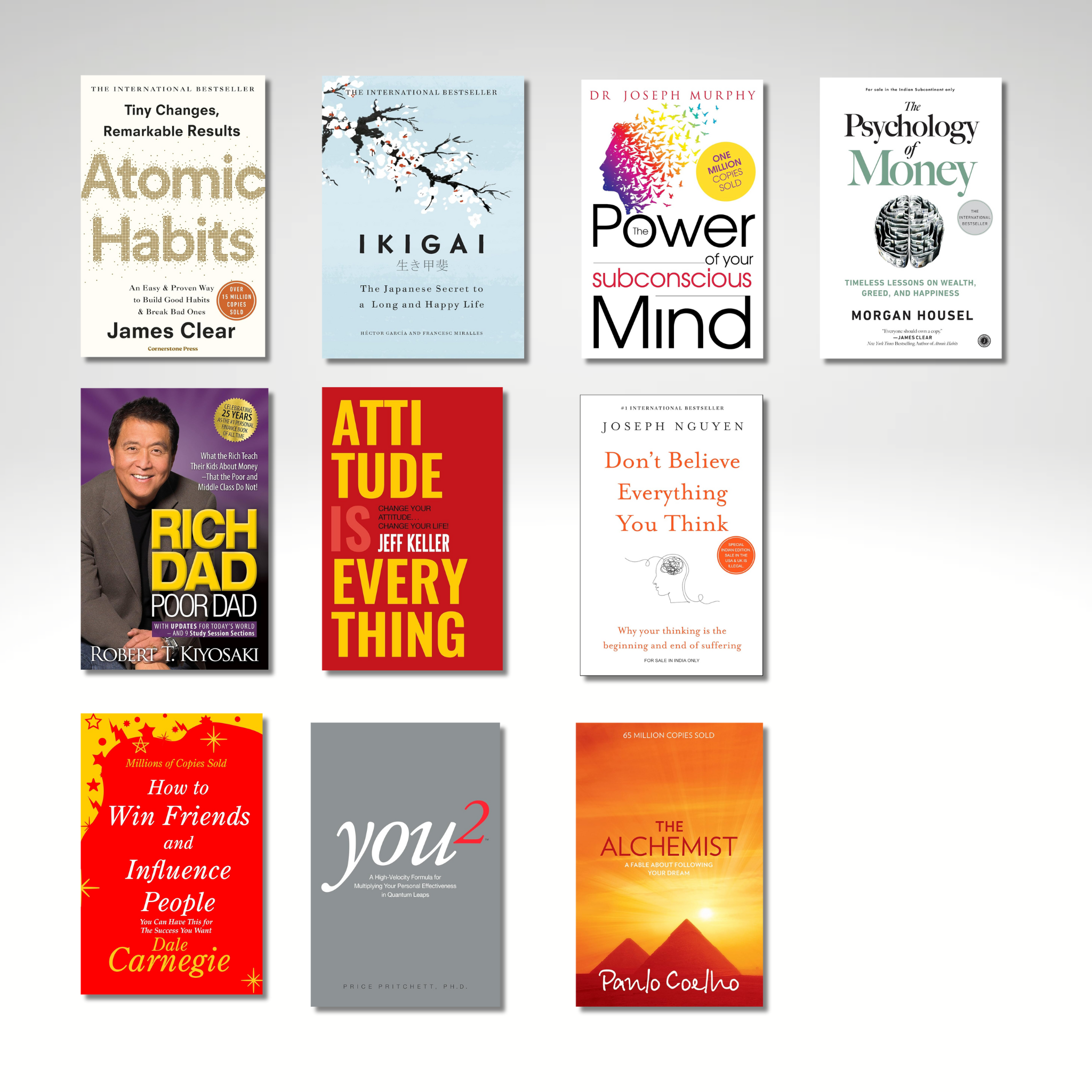 Bestseller Book Combo Pack (Set of 10) - Self-Help, Finance ...