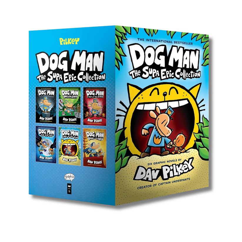 Dog Man 1-6 Boxset : The Supa Epic Collection By Dav Pilkey (Paperback ...